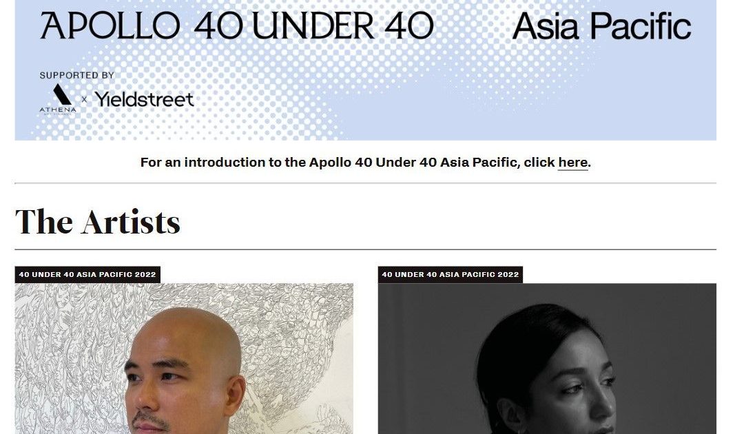 “Apollo 40 Under 40”（アポロ40・アンダー40） | ARTnews JAPAN（アートニュースジャパン）